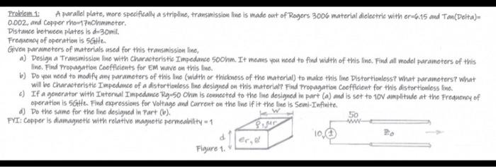 Solved Problem 1: A parallel plate, more specifically a | Chegg.com