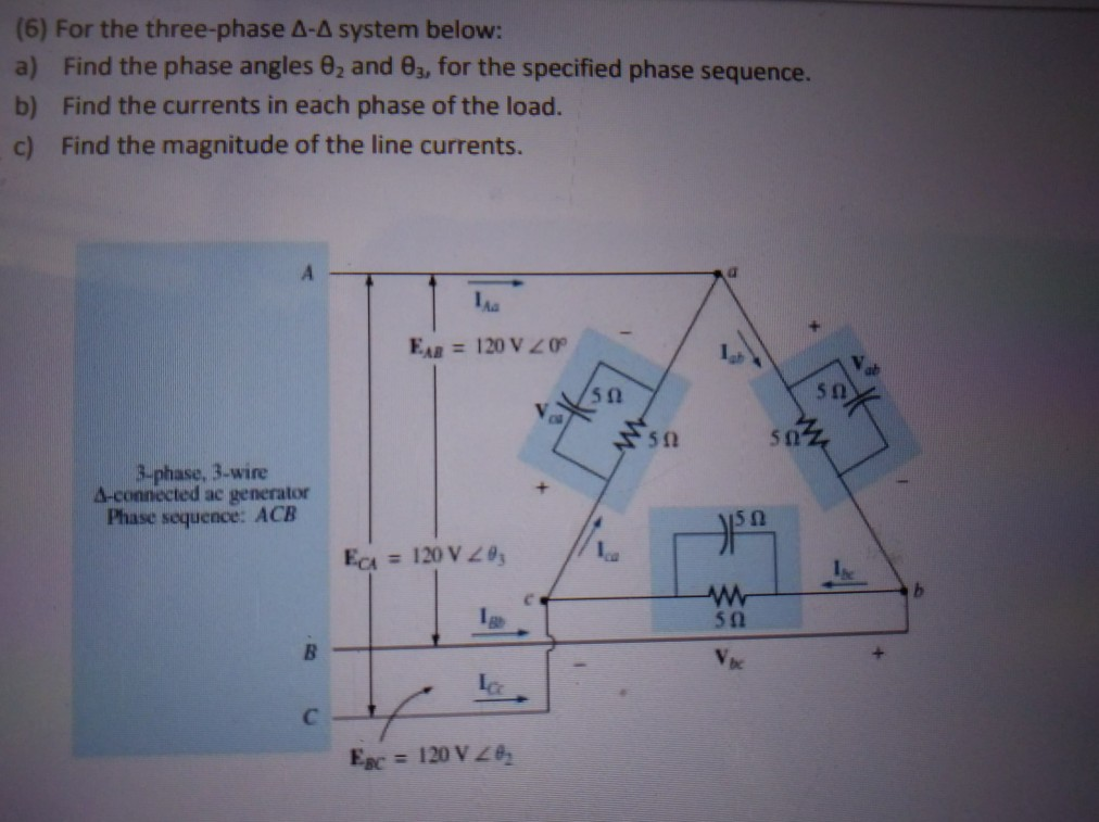 Solved a) find the phase angles θ2 and θ3, for the specified | Chegg.com
