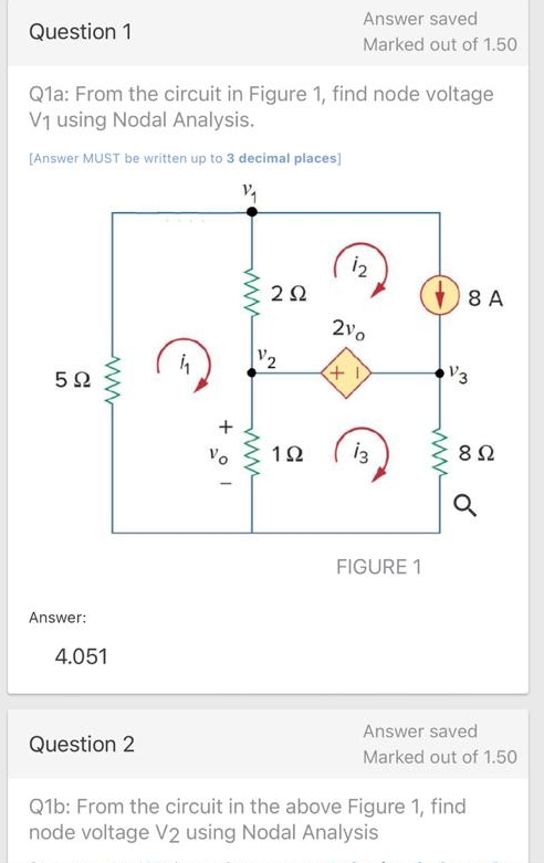 Solved Question 1Answer savedMarked out of 1.50Q1a: From the | Chegg.com