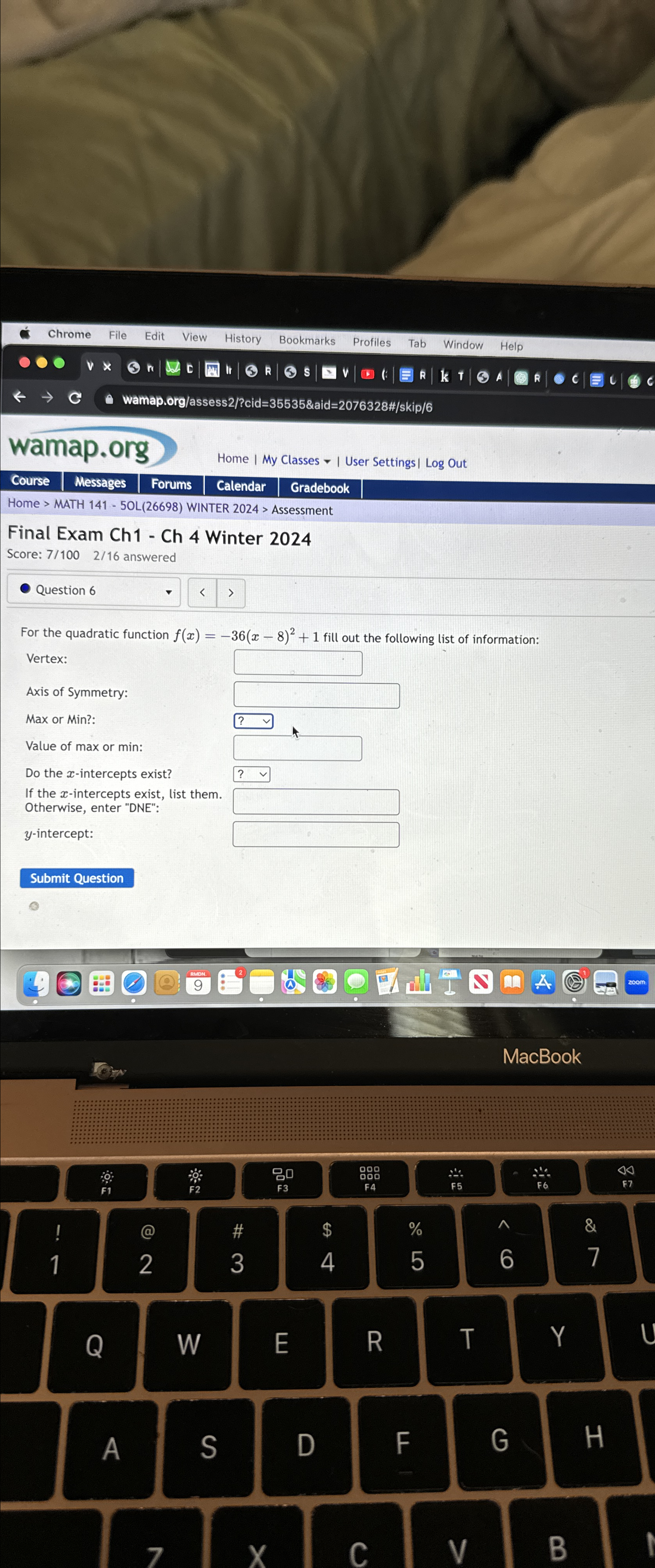 Solved wamap.orgHome | ﻿My Classes - | ﻿User Settings | ﻿Log | Chegg.com