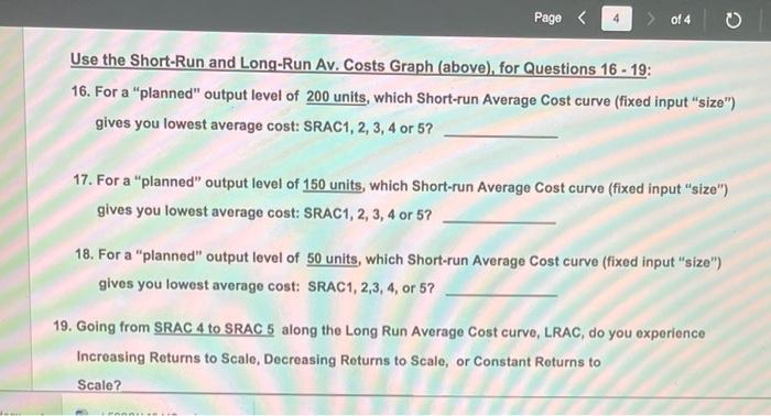 Solved Page 3 > of 4 Average $Cost LRAC and SRAC Curves | Chegg.com