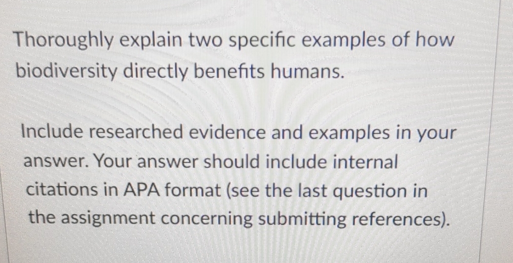 Solved Thoroughly explain two specific examples of how | Chegg.com