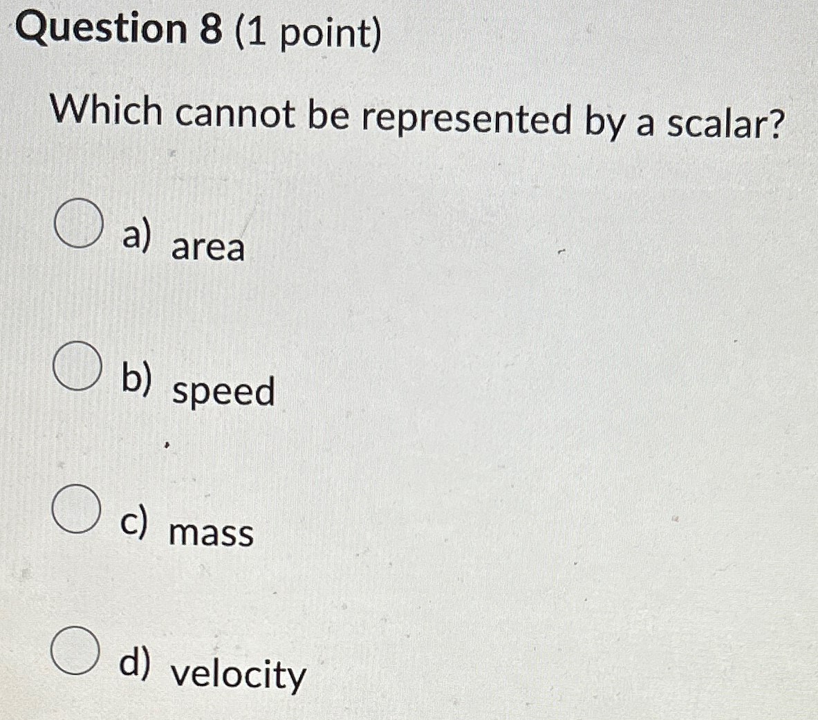Solved Question 8 1 ﻿pointwhich Cannot Be Represented By A 