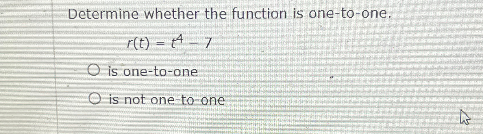 Solved Determine whether the function is | Chegg.com