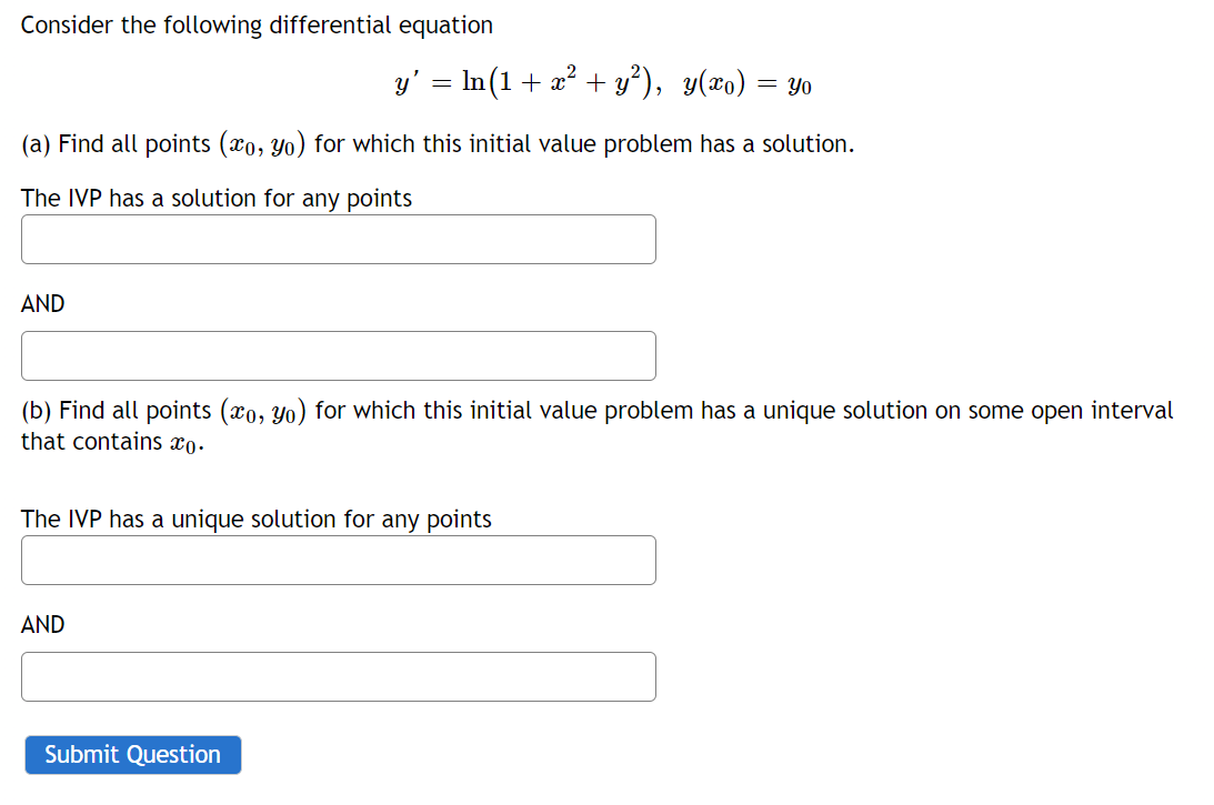 Solved Consider the following differential | Chegg.com