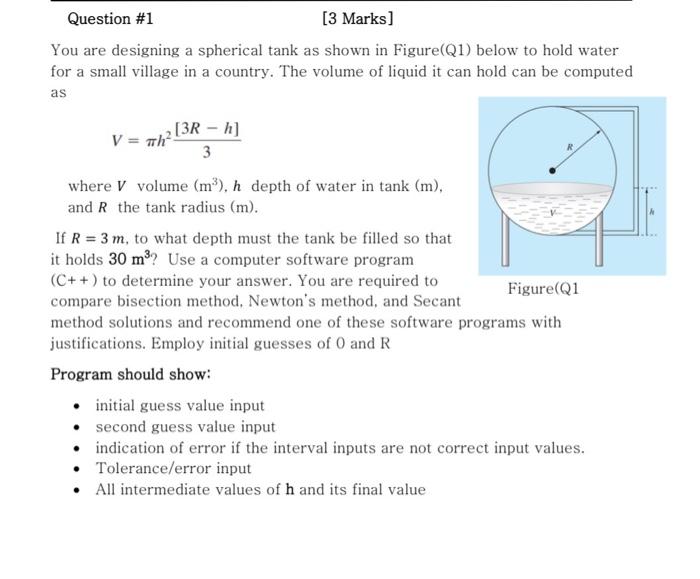 Solved You are designing a spherical tank as shown in | Chegg.com