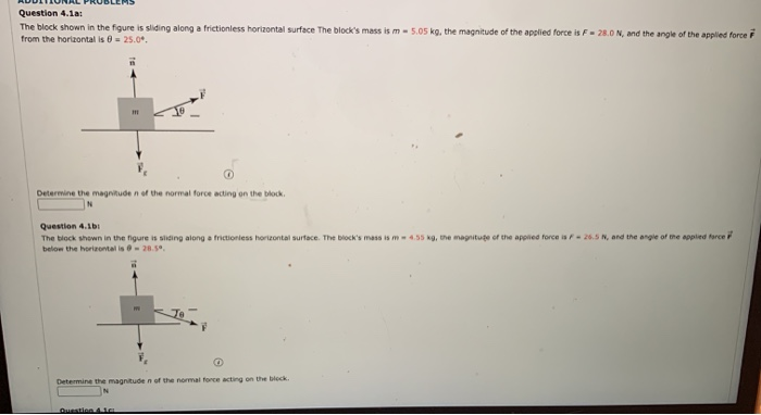 Solved Question 4.1a: The block shown in the figure is | Chegg.com