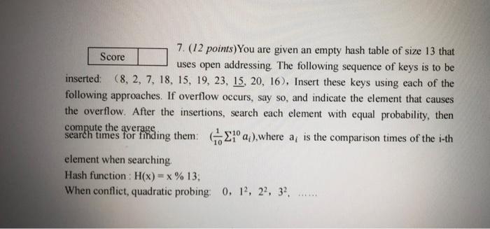Solved Note: there are two 15, we use the underline to | Chegg.com