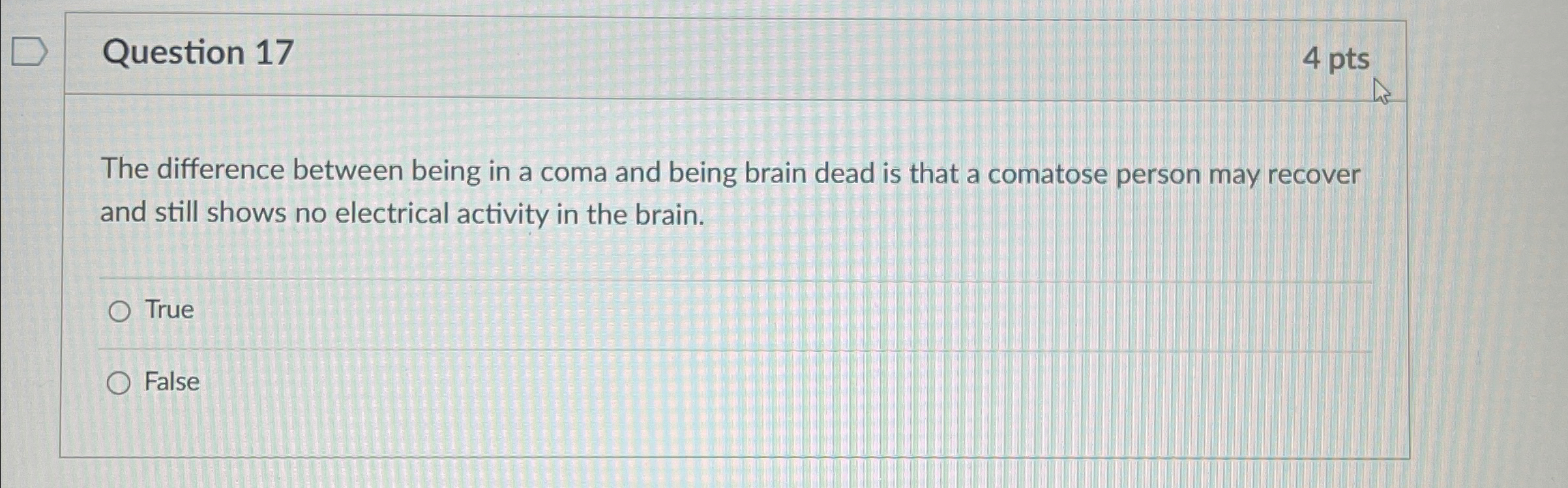 Solved Question 174 ptsThe difference between being in a | Chegg.com Solved Question 174 ptsThe difference between being in a | Chegg.com