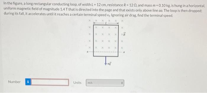 Solved In the figure, a long rectangular conducting loop, of | Chegg.com