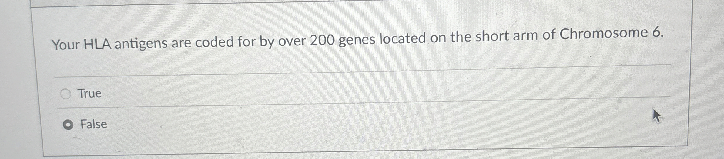 Solved Your HLA antigens are coded for by over 200 ﻿genes | Chegg.com