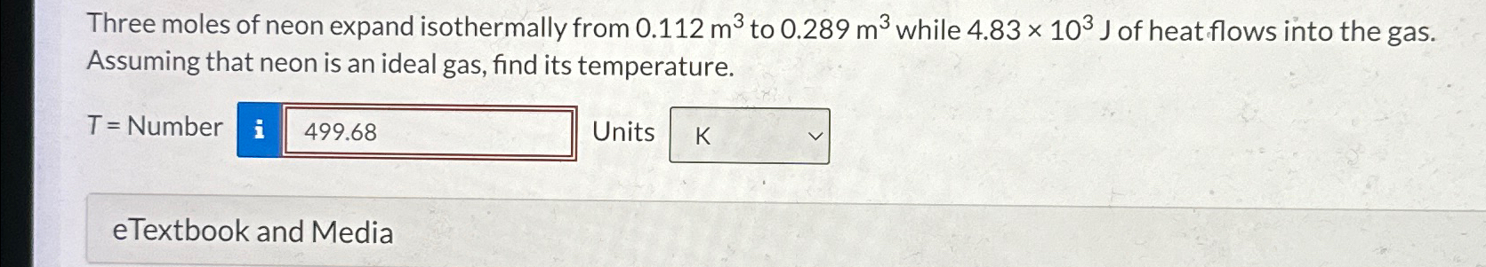 Solved Three moles of neon expand isothermally from | Chegg.com