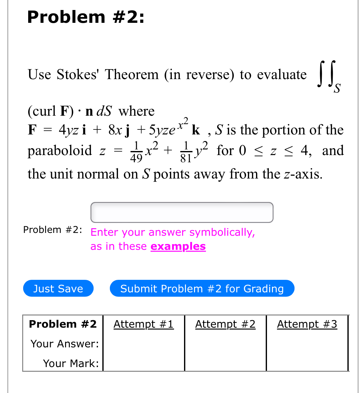 Solved Problem #2:Use Stokes' Theorem (in reverse) ﻿to | Chegg.com