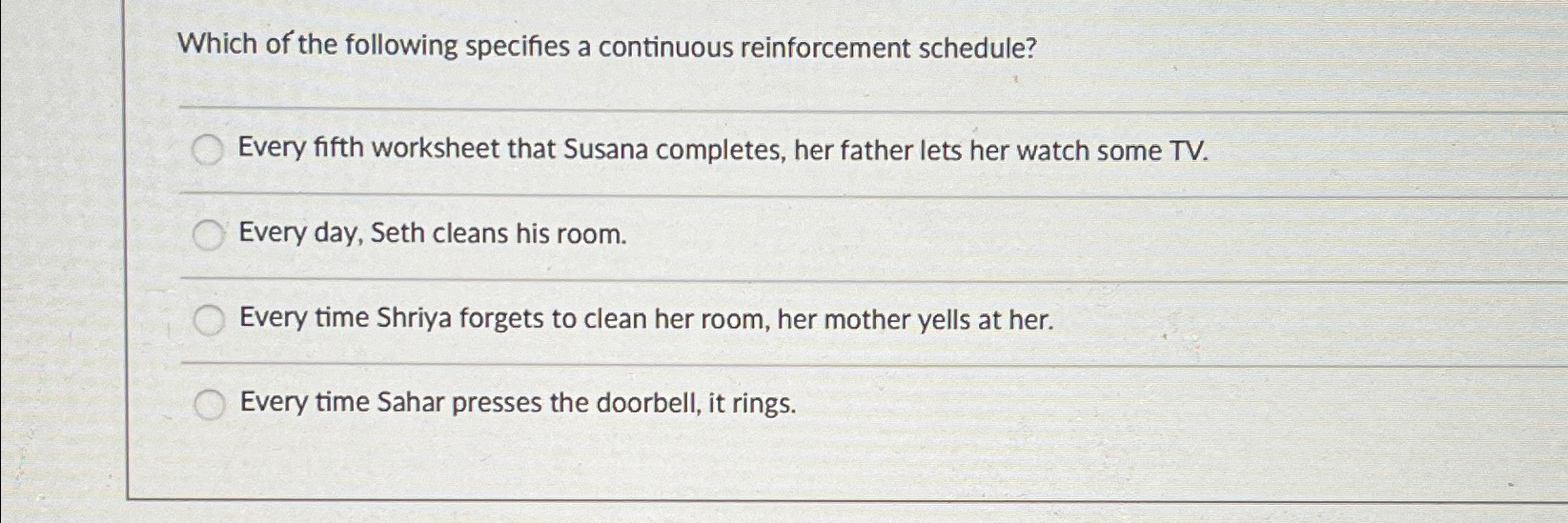 Solved Which of the following specifies a continuous | Chegg.com