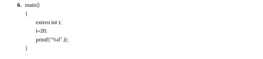 Solved 4. main() { static int var = 5; printf("%d ",var--); | Chegg.com