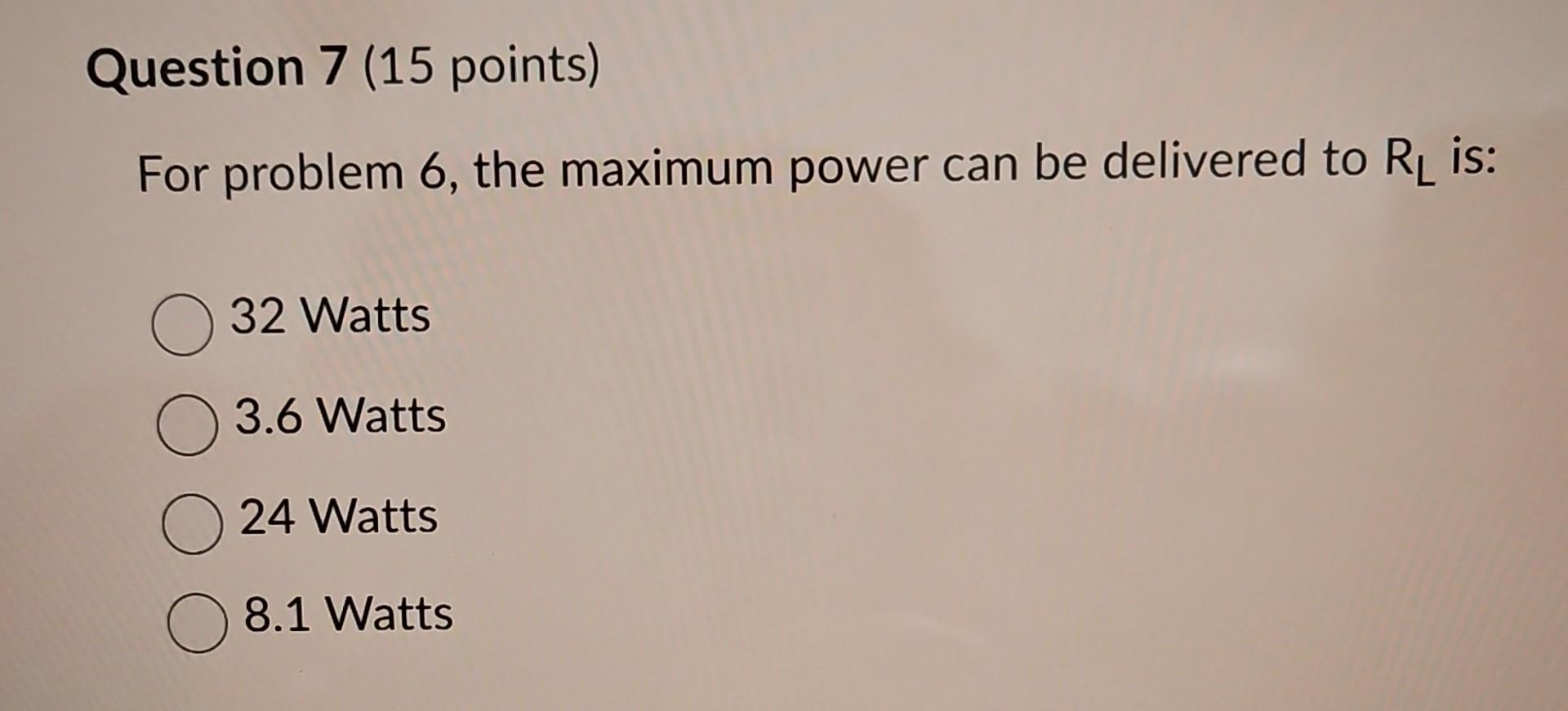 Solved Question 5 (15 points) For the network shown, The | Chegg.com