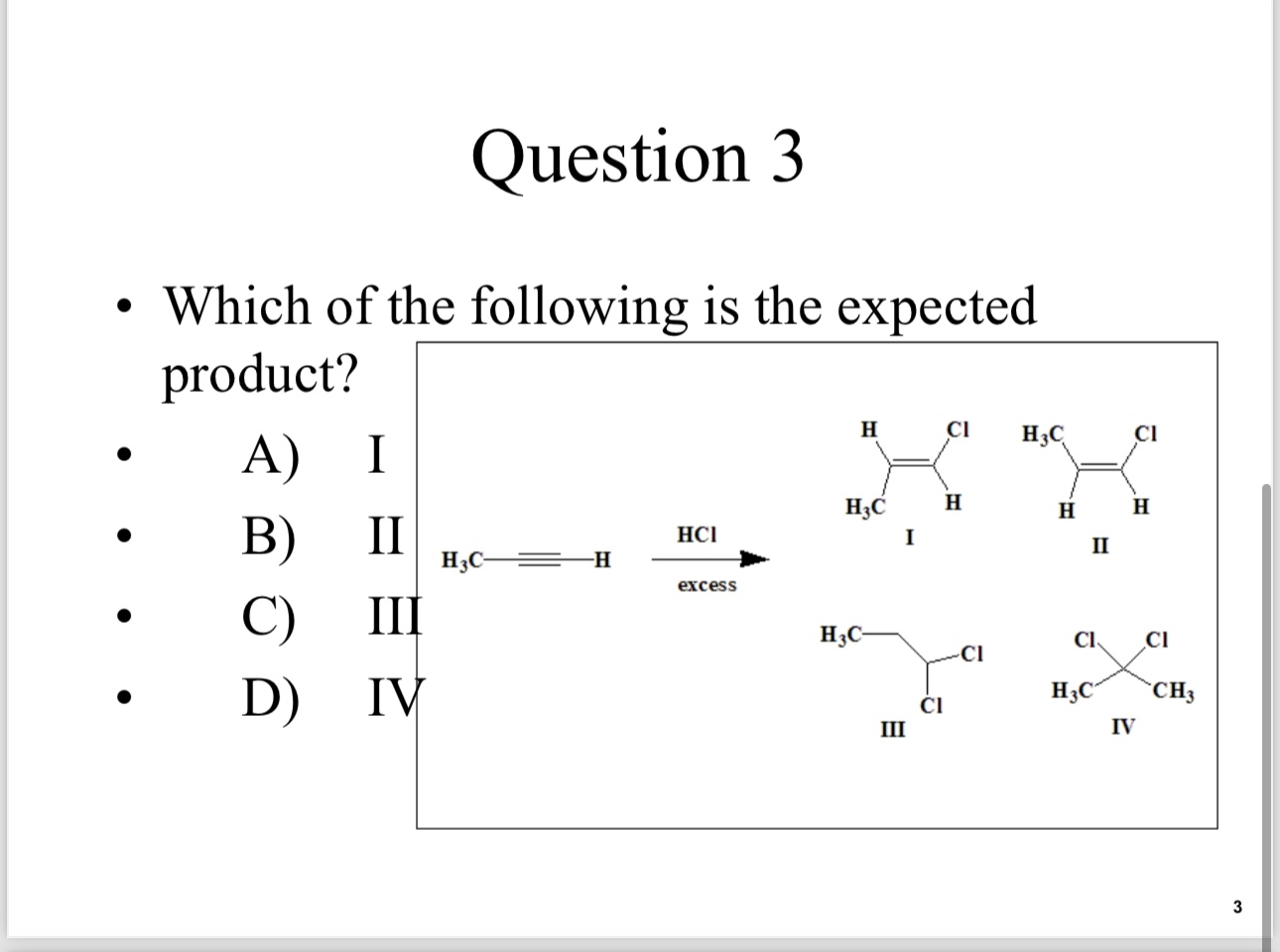 Solved by an EXPERT Question 3Which of ﻿the following is ﻿the | Chegg.com