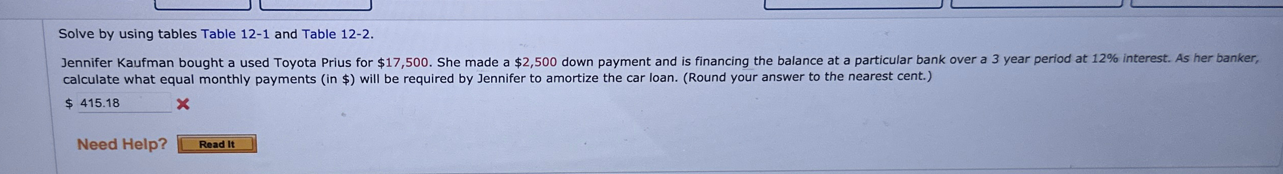 Solved Solve by using tables Table 12-1 ﻿and Table | Chegg.com