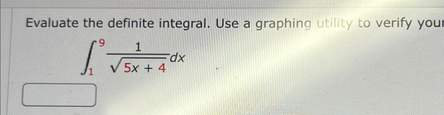 Solved Evaluate the definite integral. Use a graphing | Chegg.com