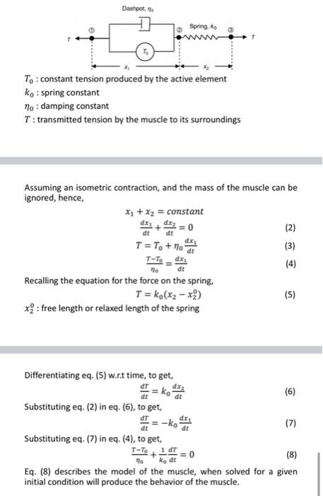Solved biomechanics class. please dont repost any answers | Chegg.com