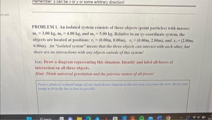 Solved PROBLEM 1. An isolated system consists of three | Chegg.com