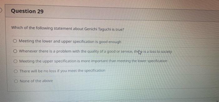 Solved Components Of Design Of Experiments Include Inputs