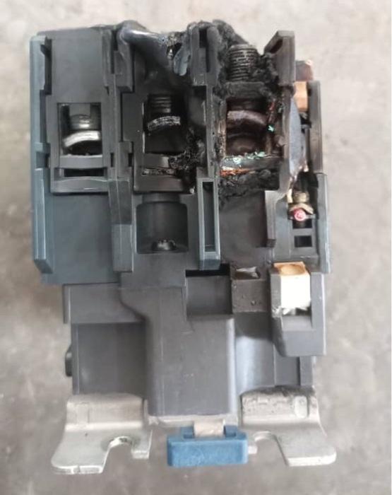 Solved I need to do Root Cause Analysis for burnt contactor. | Chegg.com