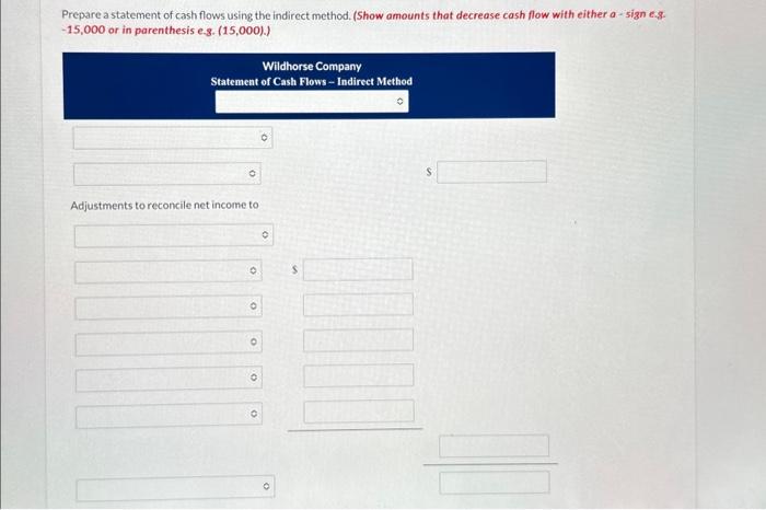 [Solved]: Presented here are the financial statements of Wi