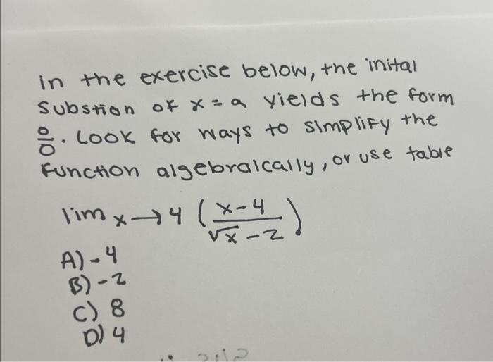 Solved in the exercise below, the inital substion of x=a | Chegg.com