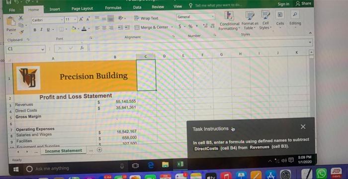 Solved Precision Building Task Instructions se In cell 85, | Chegg.com