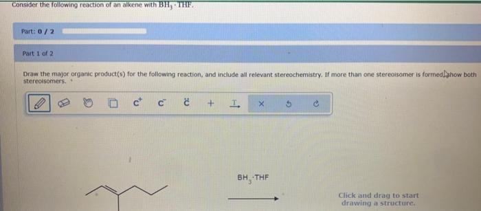 Solved Consider the following reaction of an alkene with | Chegg.com
