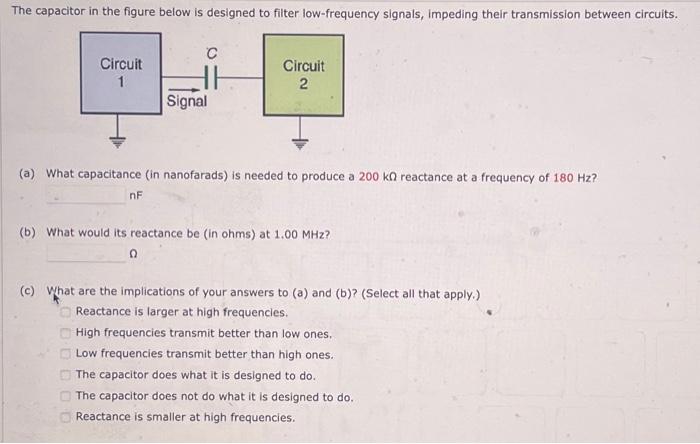 Solved The capacitor in the figure below is designed to | Chegg.com