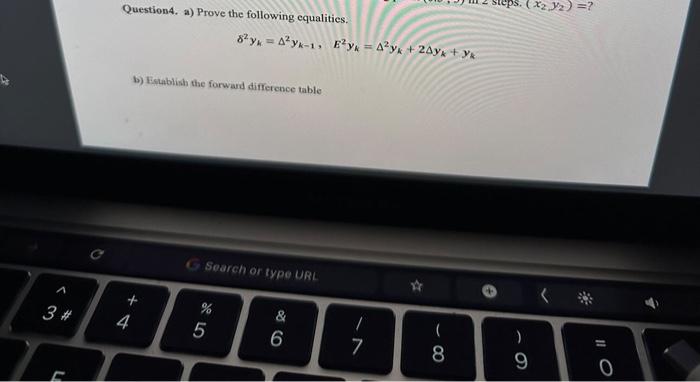 Question4. a) Prove the following equalities. | Chegg.com