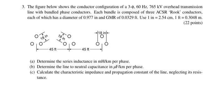 Solved 3. The figure below shows the conductor configuration | Chegg.com