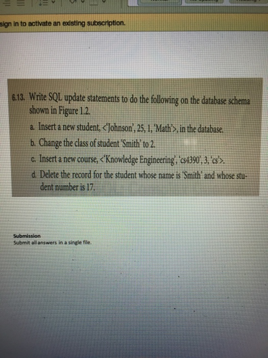 Solved Part I • Solve the following questions from the | Chegg.com