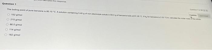 Solved 215 gimot 6. 0ginol 114gimmin 182 g/mol | Chegg.com