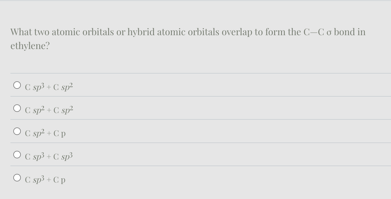 High Quality Solution What Two Atomic Orbitals Or hybrid Atomic