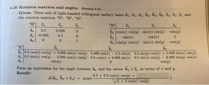 Solved Part 2: Do problem 4.20 using MotionGenesis. Hint: | Chegg.com