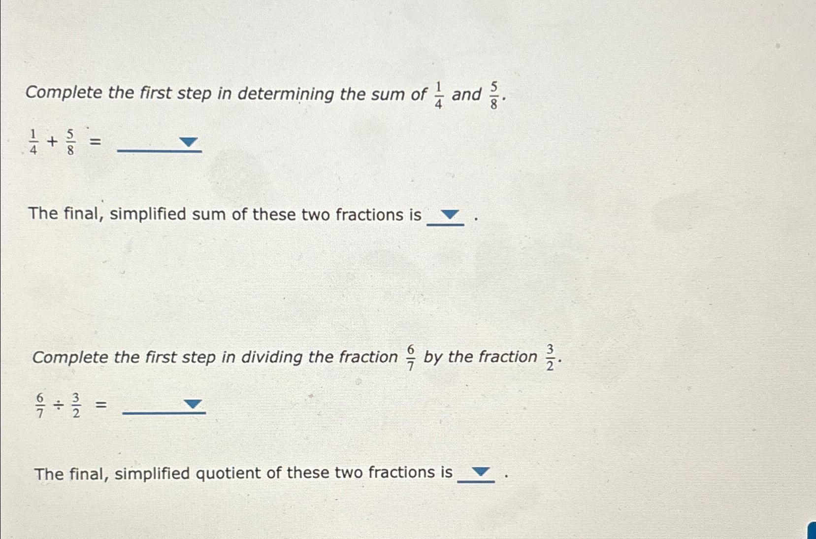 Solved Complete the first step in determining the sum of 14 | Chegg.com