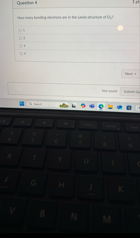Solved Question 41 ﻿ptHow many bonding electrons are in the | Chegg.com