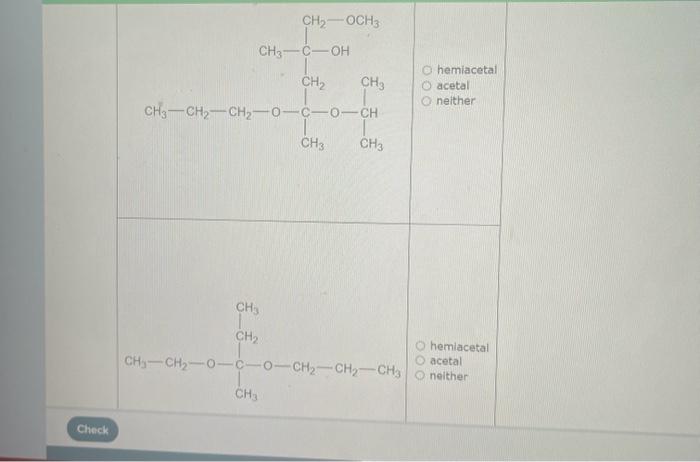 Solved Determine m whether each of the following molecules | Chegg.com