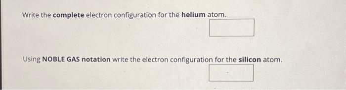 Solved Write the complete electron configuration for the | Chegg.com