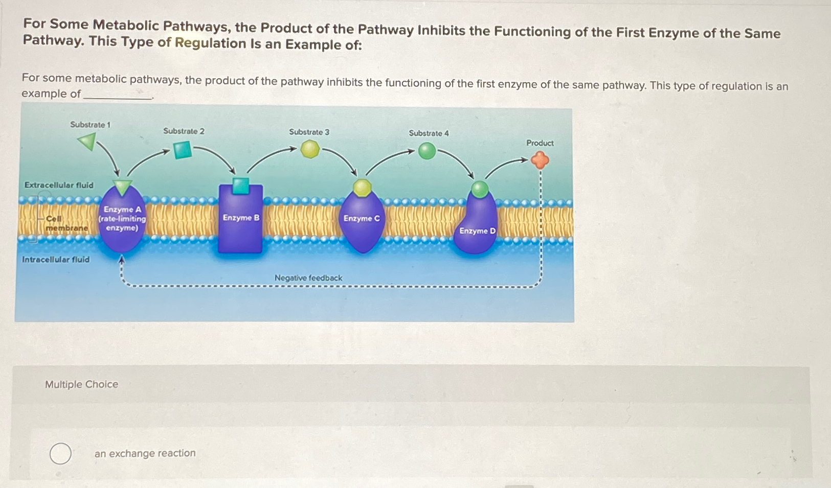 Solved For Some Metabolic Pathways, the Product of the | Chegg.com