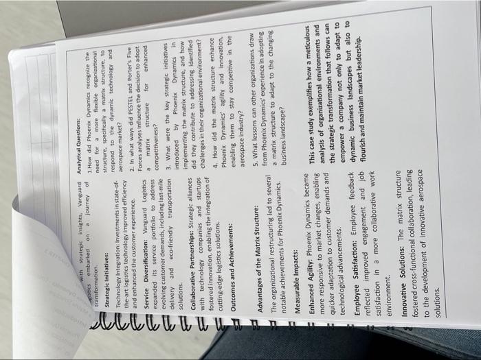 Solved CASE STUDY 3 -CHAPTER 3 Case Study: Phoenix Dynamies | Chegg.com