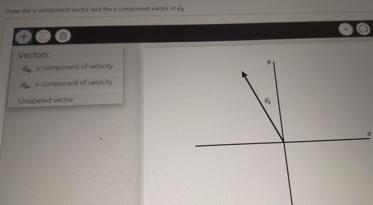 Solved Draw the x component vector of 1 + M Vectors: ir x | Chegg.com