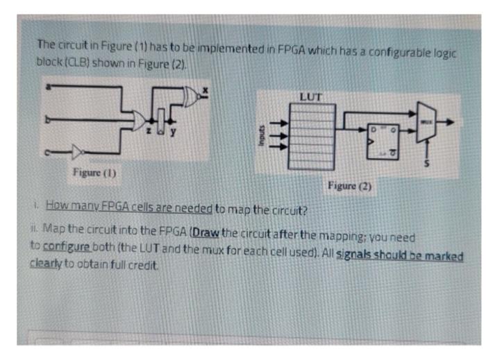 Solved The circuit in Figure (1) has to be implemented in | Chegg.com