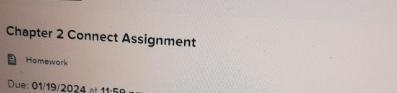 Solved Chapter 2 ﻿Connect Assignment | Chegg.com