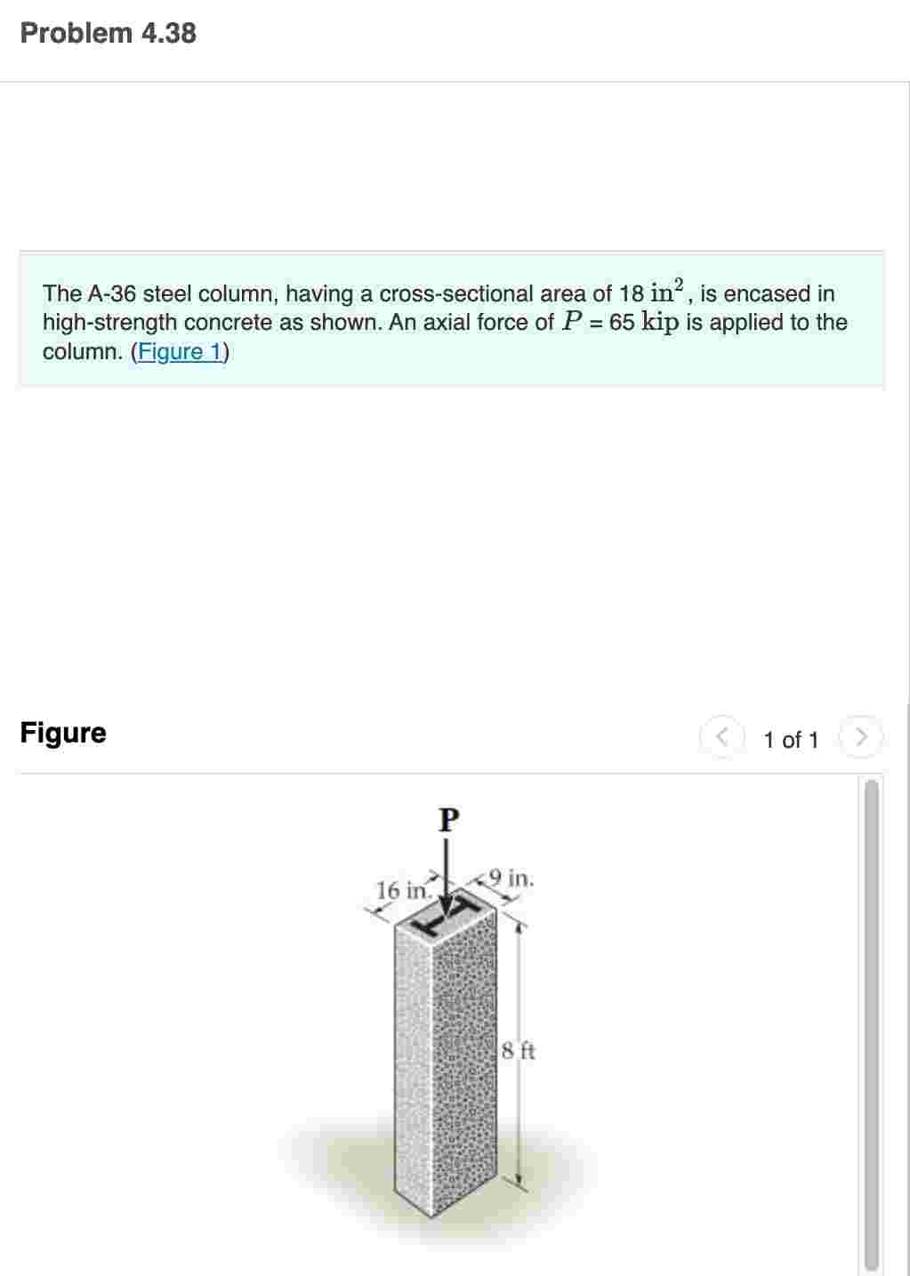 Solved ***ONLY ﻿NEED PART C****Problem 4.38The A-36 ﻿steel | Chegg.com