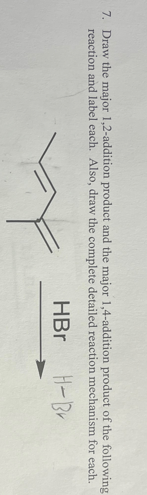 Solved Draw the major 1,2-addition product and the major | Chegg.com