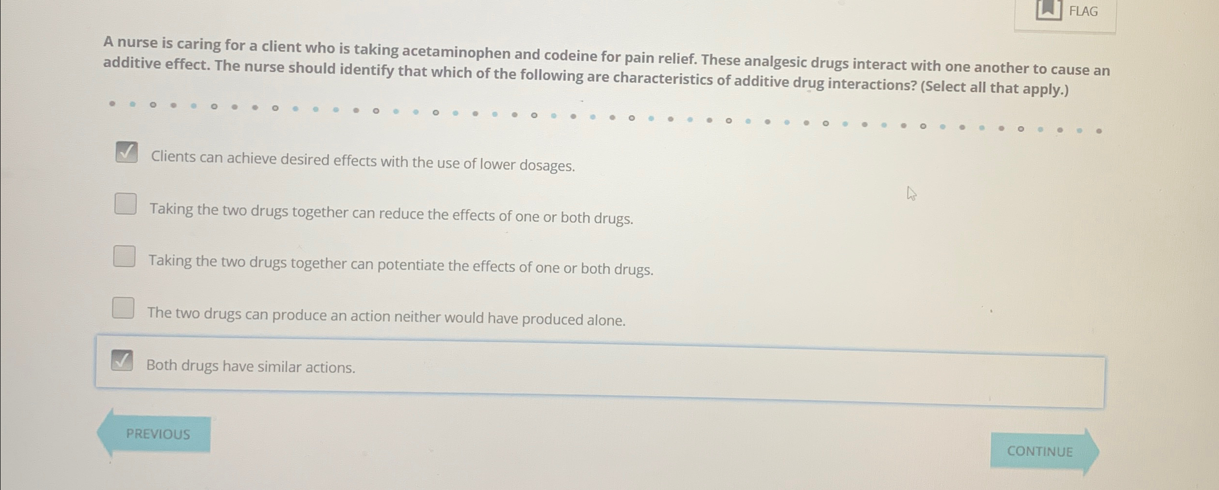 Solved FLAGA nurse is caring for a client who is taking | Chegg.com